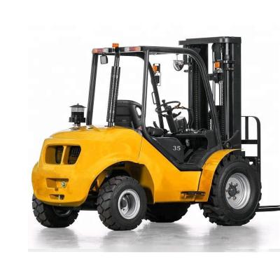 Китай 4X2 грубое покрытие 3500кг Четырехколесный погрузчик продается