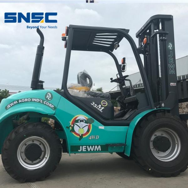 Quality 4X2 Rough Terrain Forklift 3500kgs Four Wheel Drive Forklift for sale