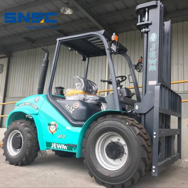 Quality 4X2 Rough Terrain Forklift 3500kgs Four Wheel Drive Forklift for sale