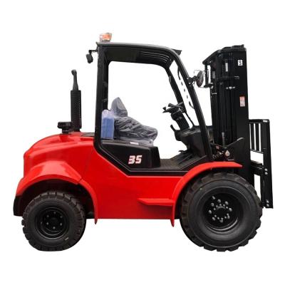 Cina 3000 kg-5000 kg 4wd carrelli elevatori per terreni accidentati in vendita