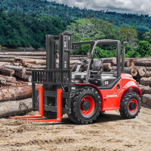 Quality SNSC 5 Ton Rough Terrain Forklift Manufacturers 2WD 4WD 5000KGs Load for sale