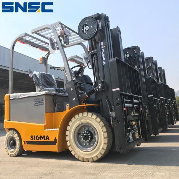 Quality 2.5ton Electric Forklift Lift Trucks SNSC Electric Counterbalance Forklift for sale