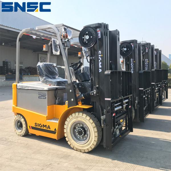 Quality 2.5ton Electric Forklift Lift Trucks SNSC Electric Counterbalance Forklift for sale