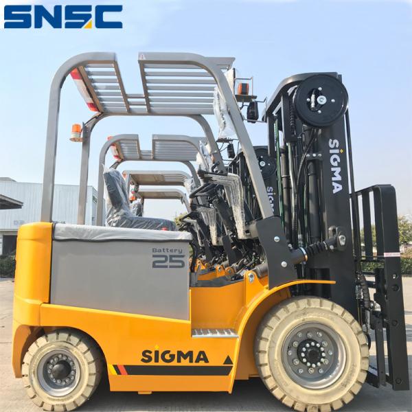 Quality 2.5ton Electric Forklift Lift Trucks SNSC Electric Counterbalance Forklift for sale