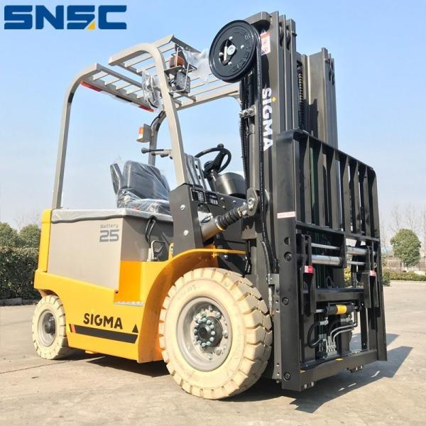 Quality 2.5ton Electric Forklift Lift Trucks SNSC Electric Counterbalance Forklift for sale