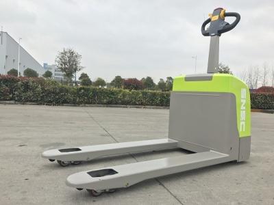 Cina Lithium Battery Powered Pallet Jack 1,5 tonnellate Elettromobile per pallet verde in vendita