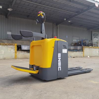 Cina 1550mm Fork Battery Powered Pallet Truck per fabbrica di alimenti e bevande in vendita