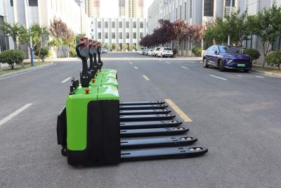 Cina 1550mm Fork Battery Powered Pallet Truck per fabbrica di alimenti e bevande in vendita