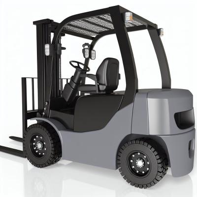 China Customizable 3m Lifting Height Electric Forklift with Solid Rubber Tyre and Luxury Suspension Seat for sale