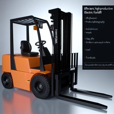 China 5000kgs Load Capacity Electric Forklift 3m Lifting Height For Increased Productivity And Efficiency for sale