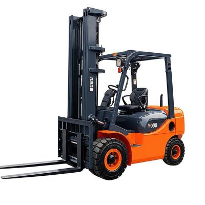 China 1520*180*100mm Fork Size Diesel Forklift Hydraulic Brake 4.5 Meters Height Durable Design for sale