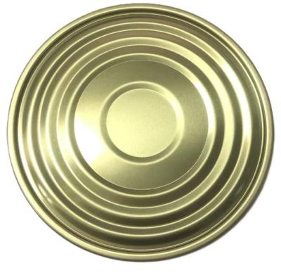 Cina Imballaggio alimentare Canne di latta di stagno Capo 153mm Diametro 603D Fonte inferiore Lacca dorata BPANI in vendita