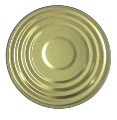 Китай Продовольственная упаковка Тинированная оловянная банка крышки 153 мм Диаметр 603D Нижний конец Золотая лака BPANI продается