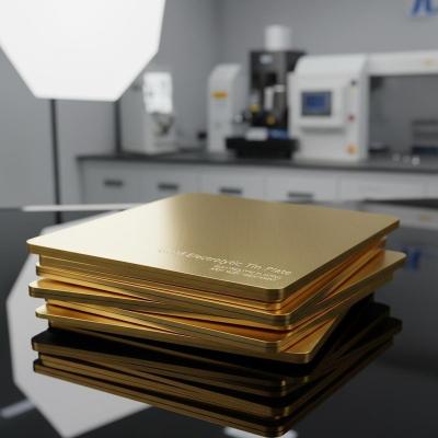 China Gold Electrolytic Tin Plate Featuring Electrolytic Plating Coatingmethod and Inside Anti Rust Treatment for Performance for sale