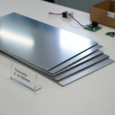 China Thickness 0.14mm to 0.50mm Tin Plated Steel Sheets Featuring Bright or Matte Surfacefinish Suitable for Electrical Components and Packaging for sale