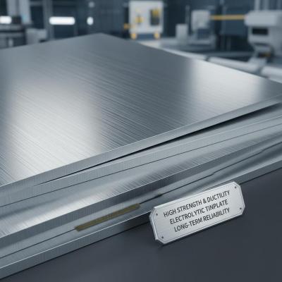 China High Strength And Ductility Electrolytic Tinplate Sheets Engineered For Long Term Reliability And Consistent Performance for sale