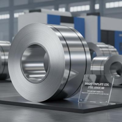 China Bright Tinplate Coil Steel Grade MR OEM And ODM Capabilities Tailored for Precision Metalworking and Packaging Industries for sale