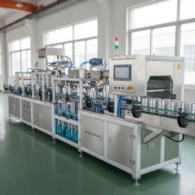 China Electrolytic Plating Automatic Tin Can Making Machine Perfect for Beverage Cans Production Offering Fast Setup and Output for sale