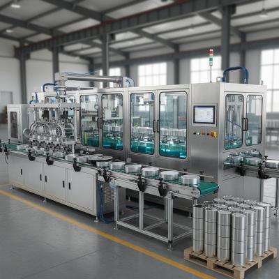 China Electrolytic Plating Automatic Tin Can Making Machine Supporting Making Metal Packaging Workflows in Industrial Settings for sale
