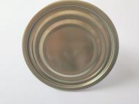 China 307# 83mm Top Ring Bottom Can Components Tinplate Chrome Plate Food Can Ends for sale
