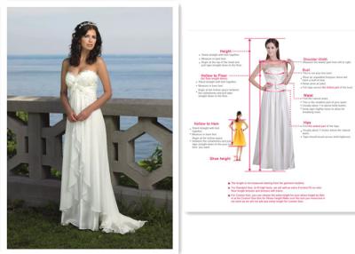 China Top Quality And Good Price Sleeveless Bridal White/Ivory Wedding Dress for sale