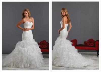 China Mermaid Tail Wedding Dress Bridal Gown/ Lace Wedding Dress/ Low Back Mermaid Wedding Dress for sale