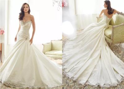 China A Line Tea Length Wedding Dresses for sale