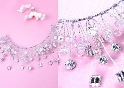 China Wedding Free Gift Silver Crystal Rhinestone Wedding Bride Crown for sale