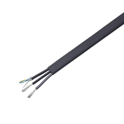 China PP/PE isolatie aluminiumfolie afgeschermd zwarte draadkabel 2 kern 2 mm diameter met PVC-schede Te koop