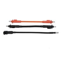 China Black/Red Round Cross Section Copper Solar Panel Cable Assembly MC4 Connectors With TPE Jacket for sale