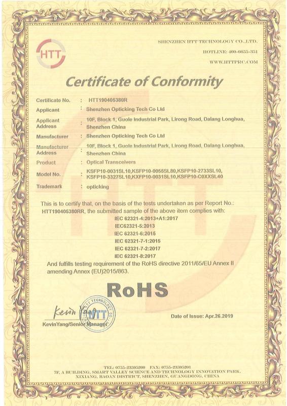  - Shenzhen Opticking Technology Co.,Ltd