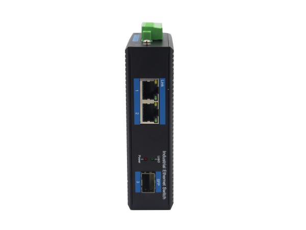 OPK-4500-1GX2GT 10/100/1000Base-TX (PoE) to 1000Base-FX Industrial Media Converter