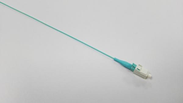 Customized MM LC/PC 0.9mm Simplex Fiber Optic Cable Pigtail