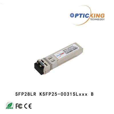 中国 単一モード25G SFP28 LR 1310nm 10KM SFPの二重LC光学トランシーバー 販売のため