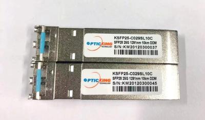 中国 1291nm 10KM 25G SFP28 CWDM OPTICKINGの繊維光学のトランシーバー 販売のため