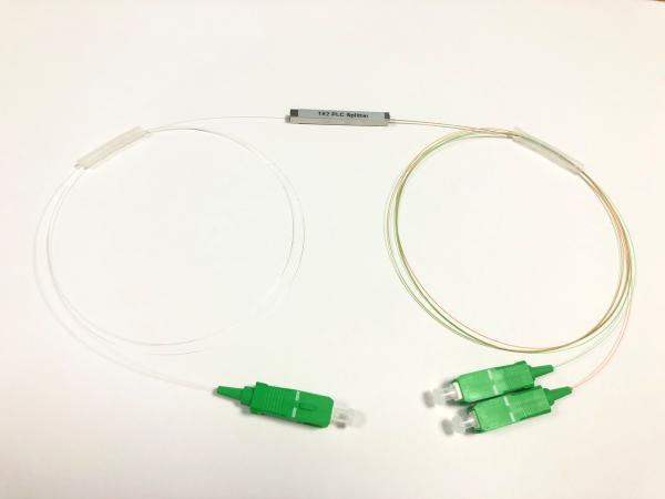 G657A1 1x2 PLC Splitter Bare Fiber With SC/APC Connector