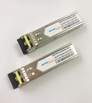China Optische de Zendontvangermodule 40km 80km 120km van DWDM 1534.25nm SFP Te koop