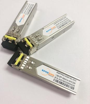 China SFP 1.25G 2.5G Single Mode Fiber Transceiver DWDM 1536.61nm for sale