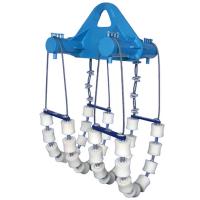 China 55 Ton Pipe Roller Cradle 610mm 914mm Pipe Lowering Cradle for Pipeline Construction for sale