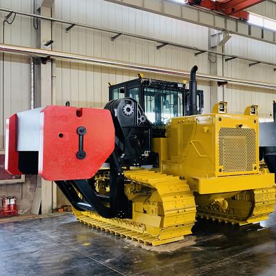 중국 노랗고 빨간 70T 사이드붐 관로 부설선 건설 관 부설공 판매용