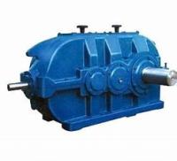 China Horizontal Cylindrical Gear Reducer Foot Mounted Double Input Shaft for sale
