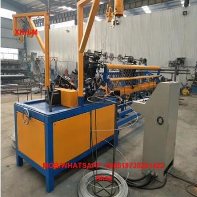 China China High Speed 3m width Singel wire feeding Fully Automatic Chain Link Fence Machine for sale