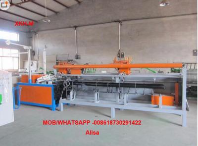 China China High Speed 2m width double wire feeding Fully Automatic Chain Link Fence Machine for sale