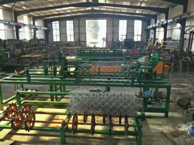 China China best 2m-4m Width Full Automatic Double /Single Wire feeding Chain Link Fence Making Machine for sale