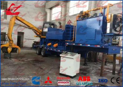 China Controlo a distância leve hidráulico portátil da sucata de metal dos corpos de carro do registador da prensa da sucata de metal do reboque à venda