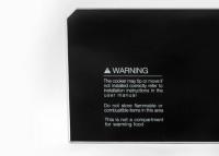 China Custom Black 3mm Tempered Glass Control Panel for Induction Cooker Touch Switch for sale