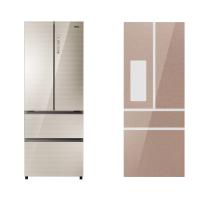 China 3.2mm Flat Tempered Glass Sheet Refrigerator Door Panels Back Painted Custom for sale
