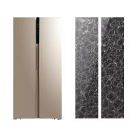 China Scratch Proof UMI Ice Flower Pattern Refrigerator Door Panel 3.2mm Thickness Tempered Glass for sale