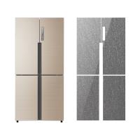 China Tempered Glass Refrigerator Door Panel 6mm Three Door Safety Glass for sale