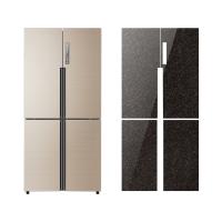 China 3D Effect Safety Tempered Glass Refrigerator Door Panel 3.2mm Customizable for sale